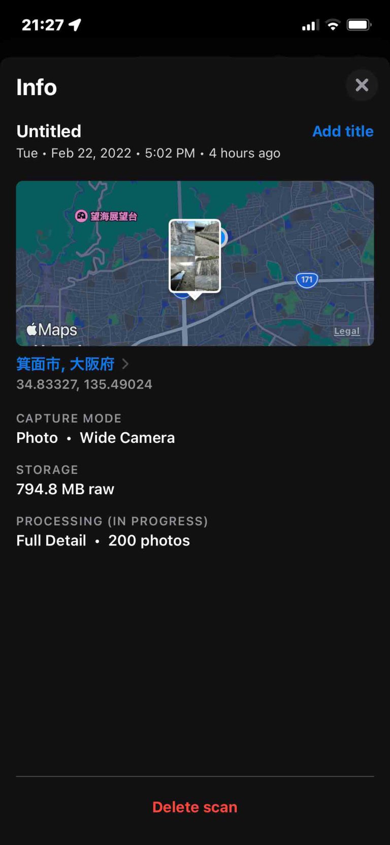 Metascan写真画像測量モードの利用-1 using Apple’s photogrammetry, object capture, by ...