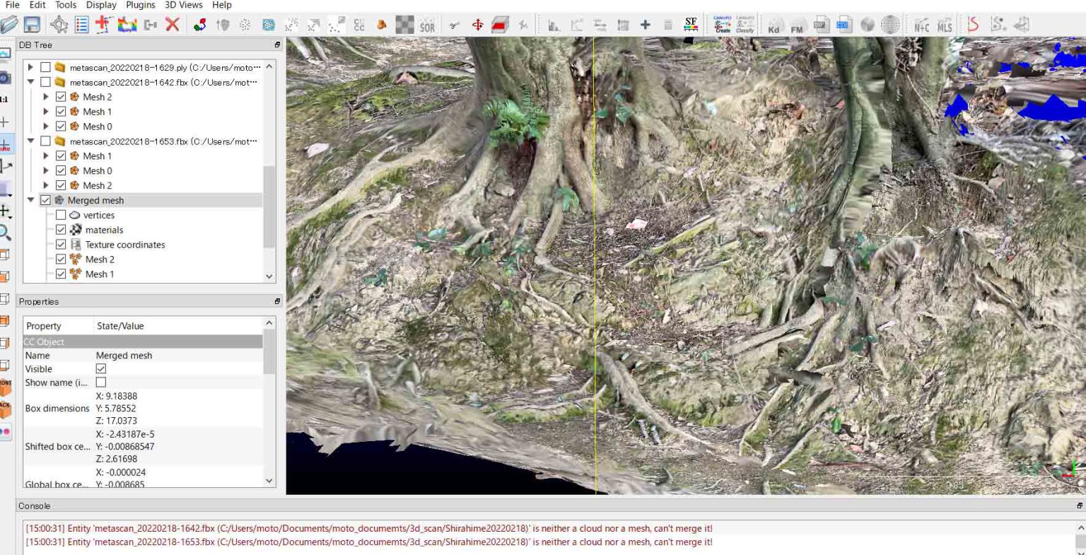 二つの3Dスキャンマップを繋ぐ merging two clouds using “align” command on “CloudCompare” – WhisperingLeafTip