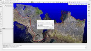 クラウドから地形断面図を作成 vertical sections of a sea cliff of limestones using ...