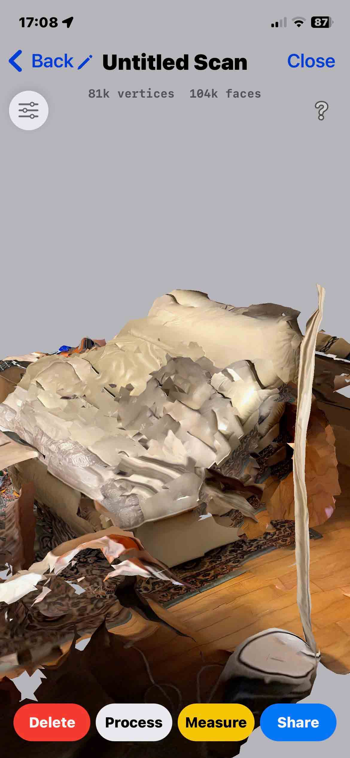 アップルデバイスLiDARアプリ vGIS ScanとPolycamの評価 availabilities of vGIS and ...