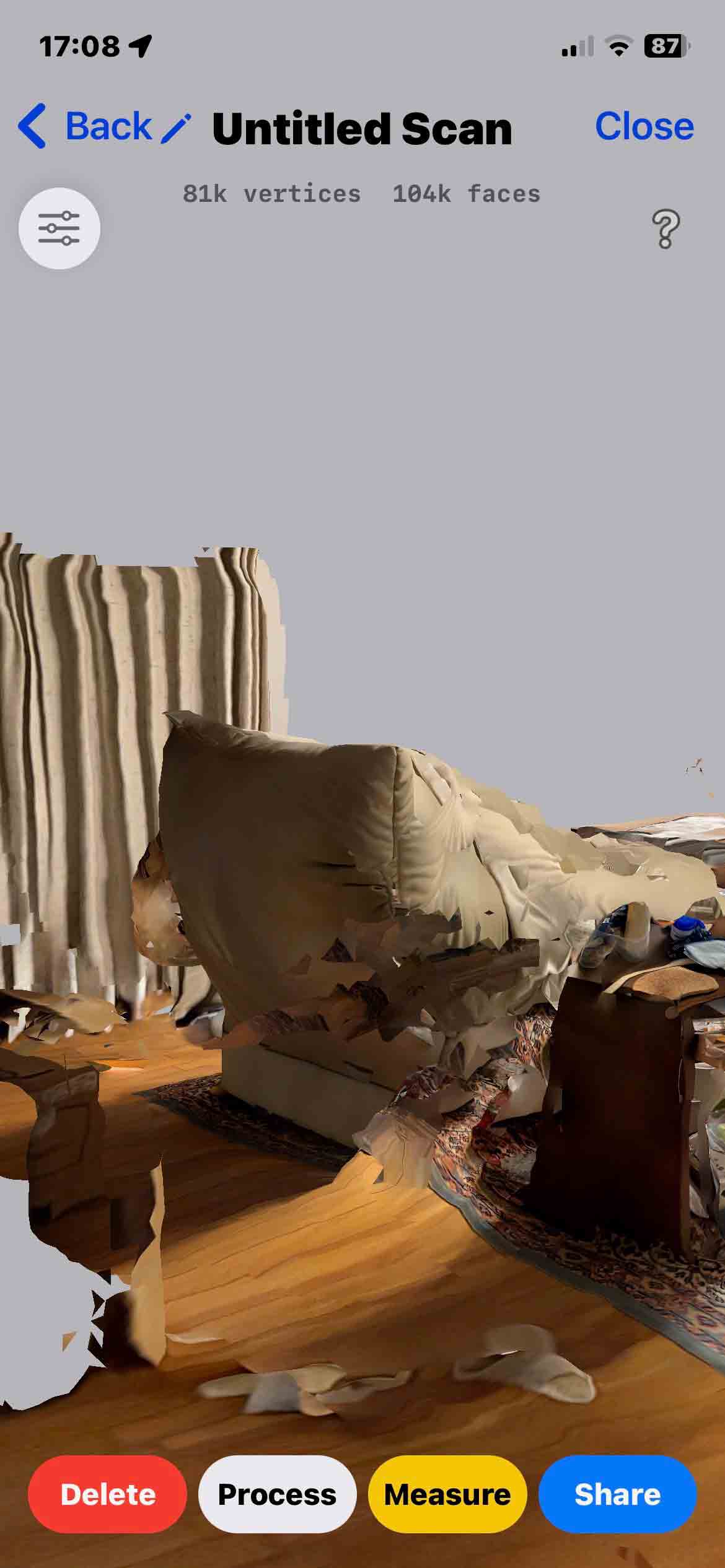 アップルデバイスLiDARアプリ vGIS ScanとPolycamの評価 availabilities of vGIS and ...