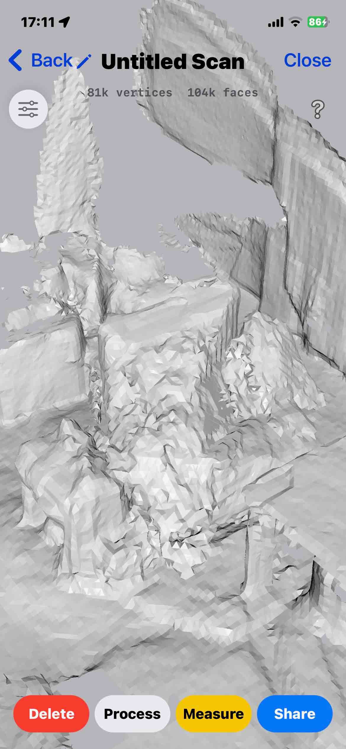 アップルデバイスLiDARアプリ vGIS ScanとPolycamの評価 availabilities of vGIS and ...